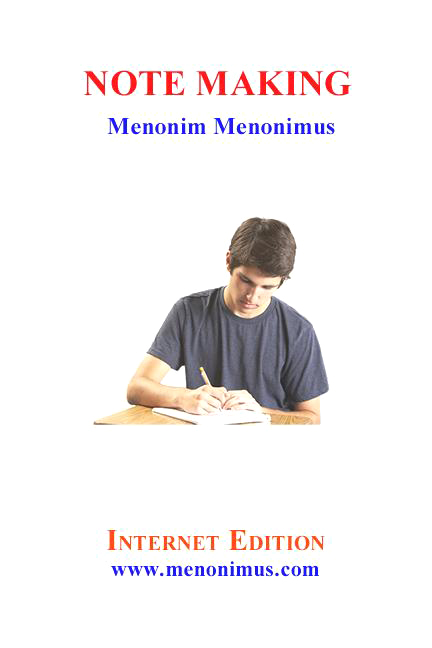 Note Making - Menonimus