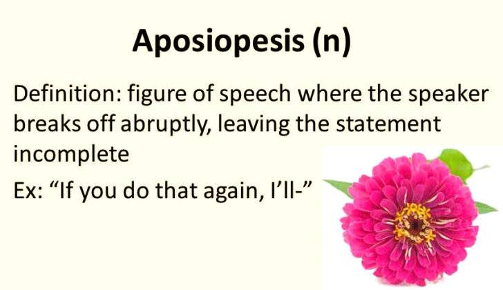 Aposiopesis | Aposiopesis Meaning, Definition, Examples - Menonimus