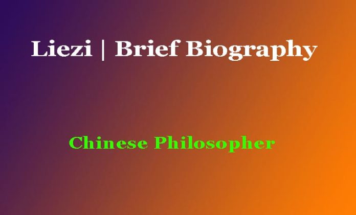 Liezi | Brief Biography - Menonimus