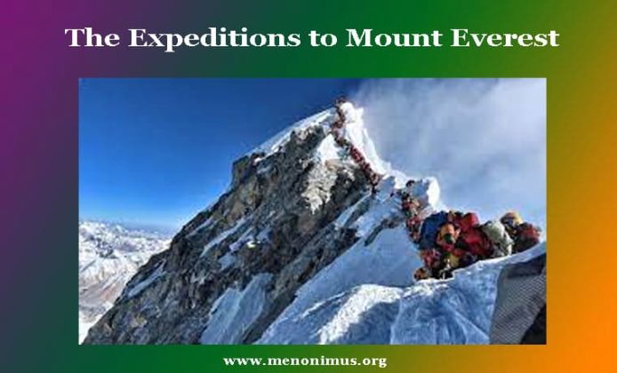 The Expeditions To Mount Everest - Menonimus