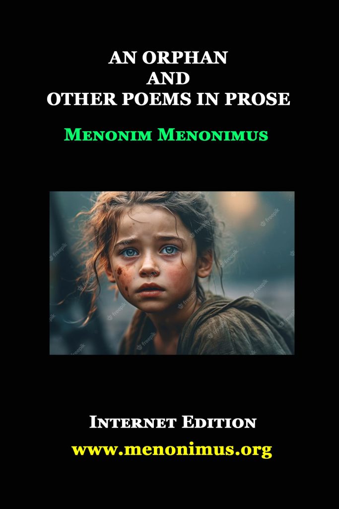 An Orphan And Other Poems In Prose - Menonimus