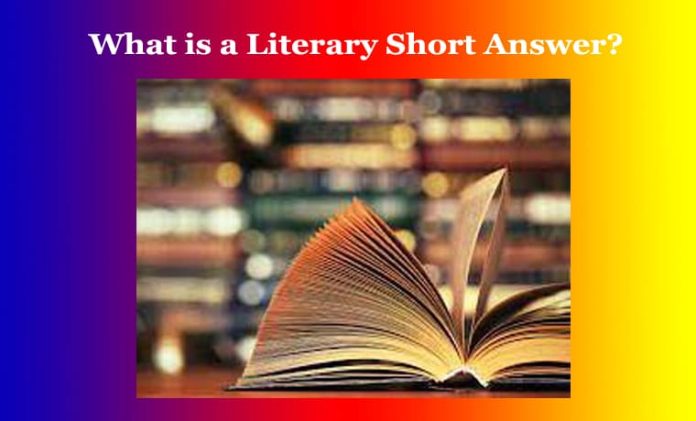 What Is A Literary Short Answer? - Menonimus