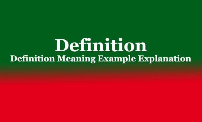 Definition | Definition Meaning Example Explanation - Menonimus