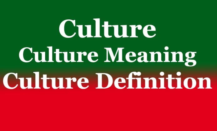 Culture | Culture Meaning | Culture Definition - Menonimus